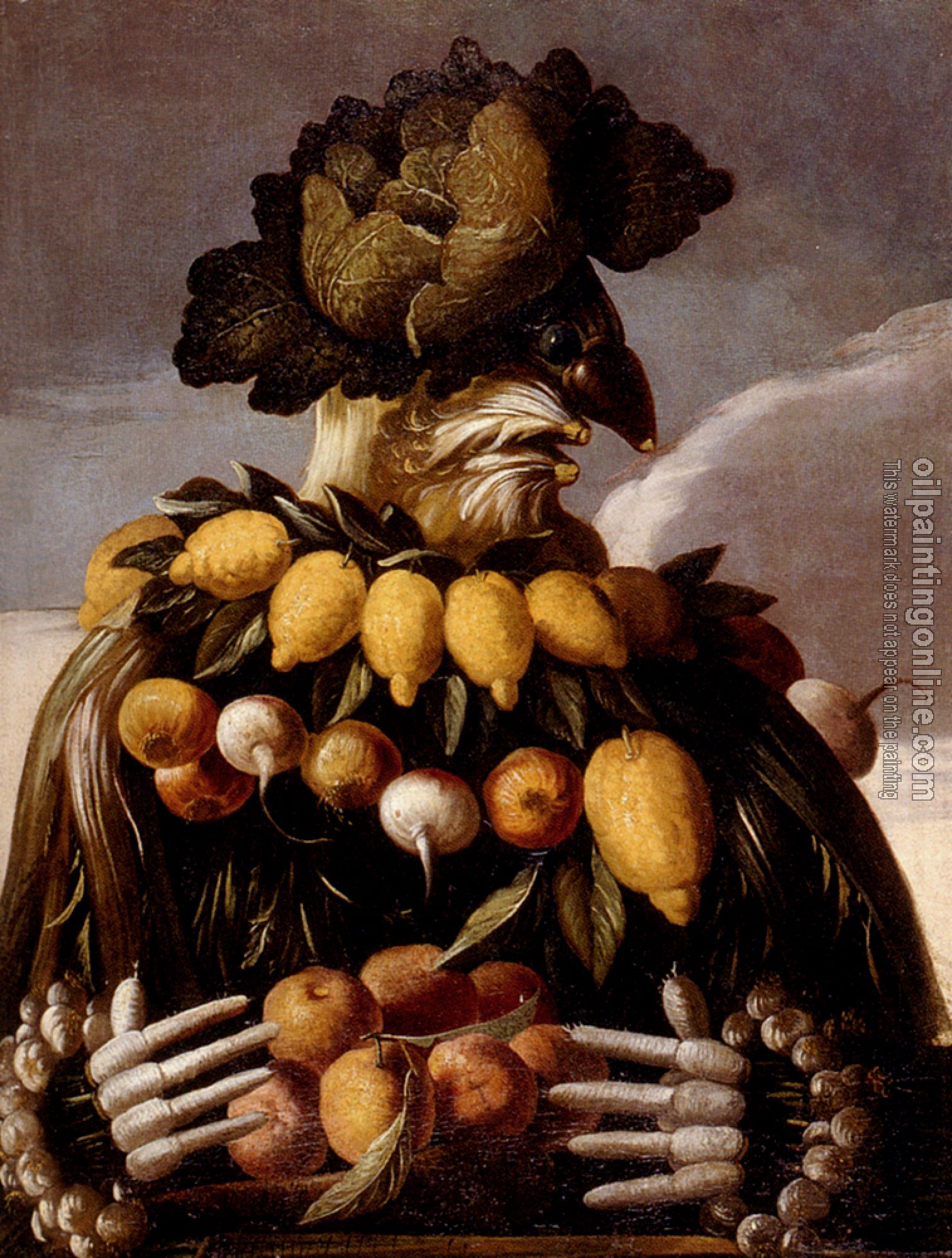 Arcimboldo, Giuseppe - The Seasons Pic 1 - Canvas Painting For Sale
