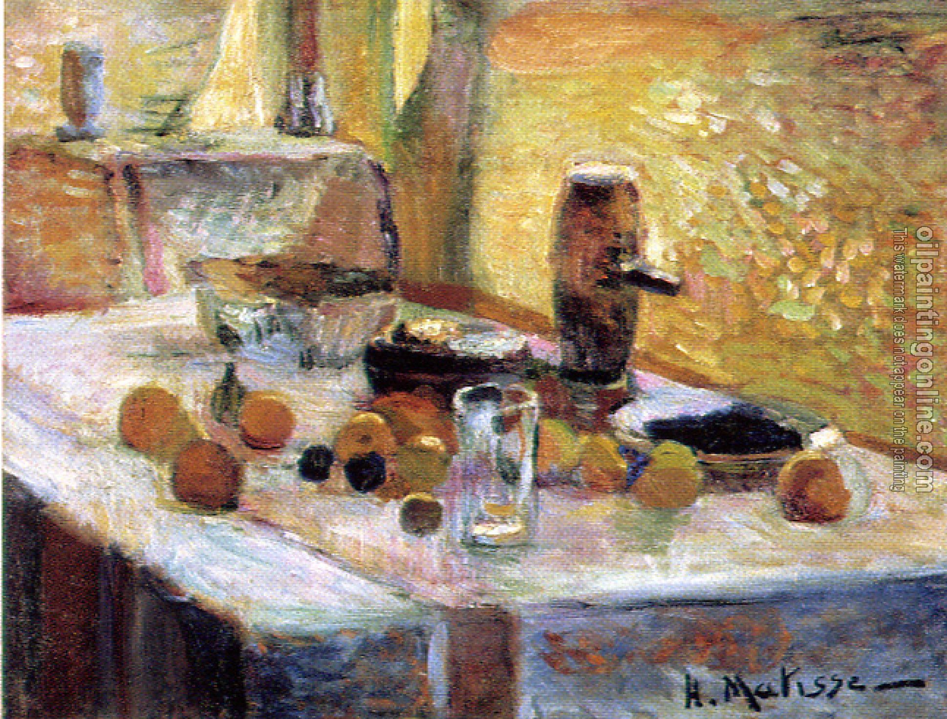Matisse, Henri Emile Benoit - first orange still life - Canvas Painting ...