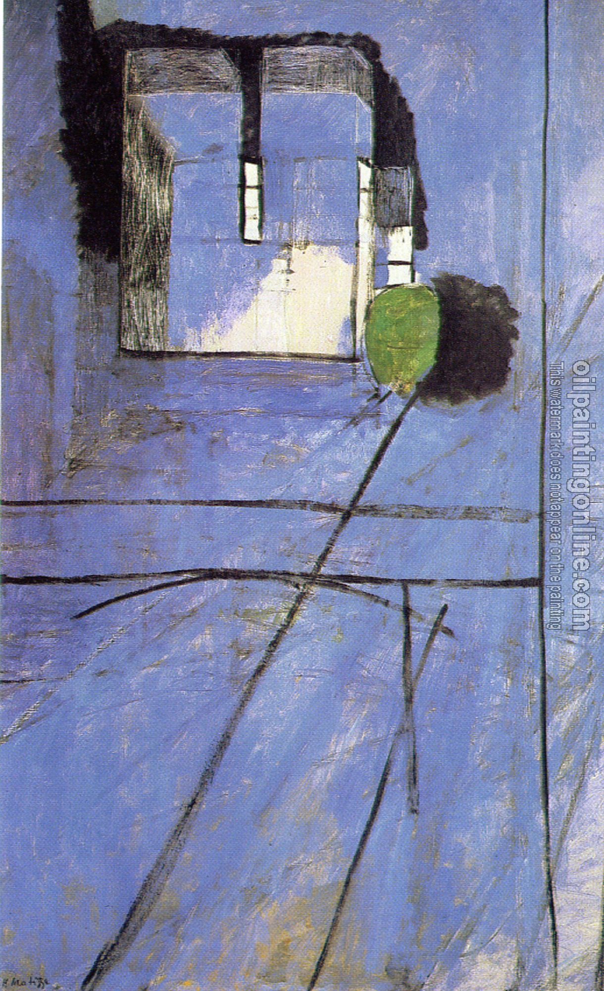 Matisse, Henri Emile Benoit - view of notre-dame - Canvas Painting For Sale