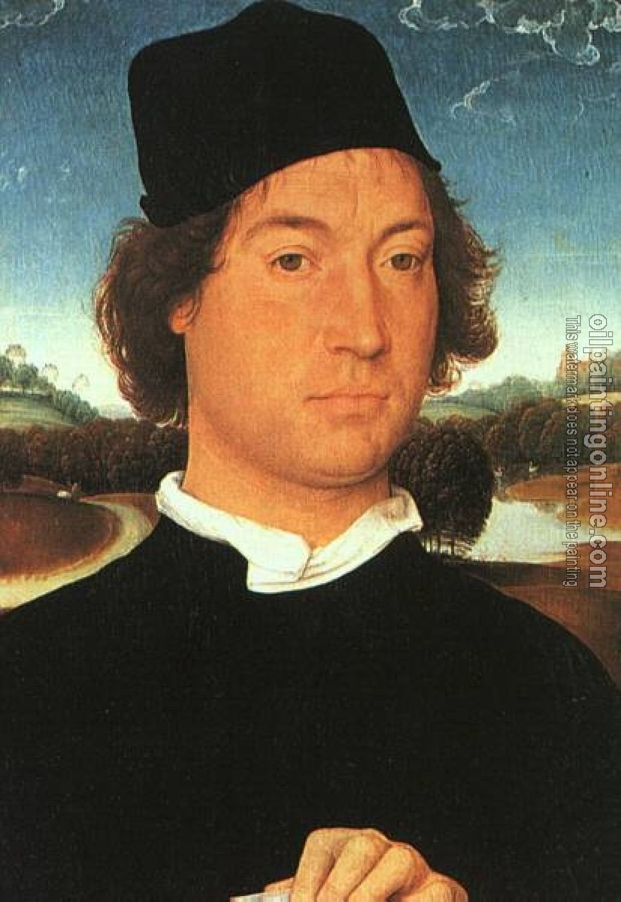 Memling, Hans - Portrait of a Young Man - Canvas Painting For Sale