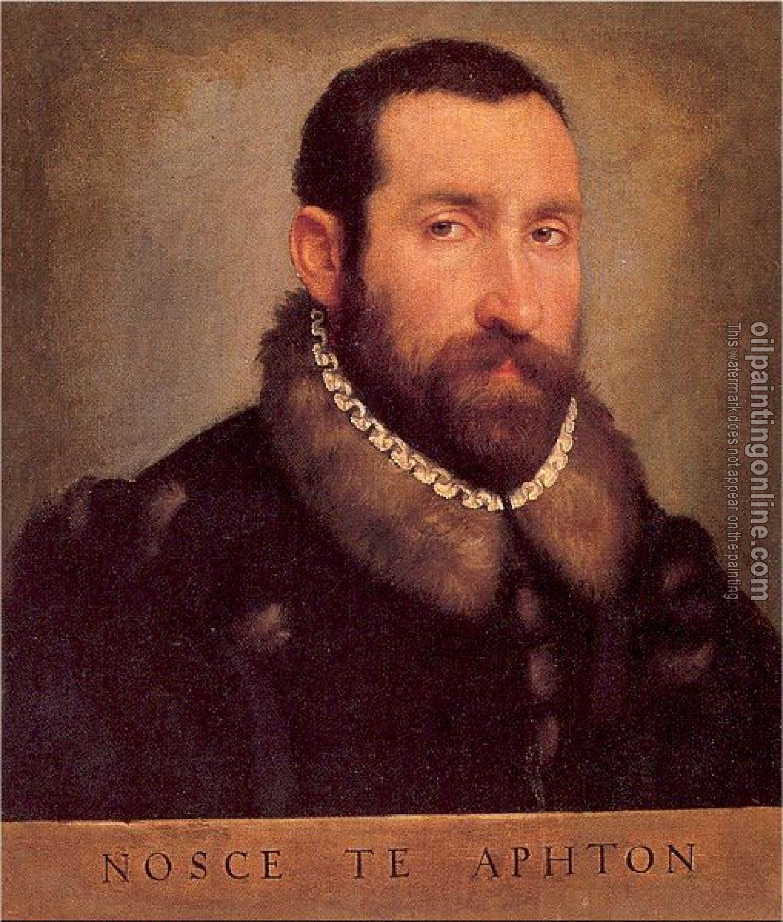 Moroni, Giovanni Battista - Portrait of a Man - Canvas Painting For Sale